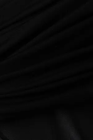 Saint Laurent Off-the-shoulder Draped Chiffon Maxi Dress