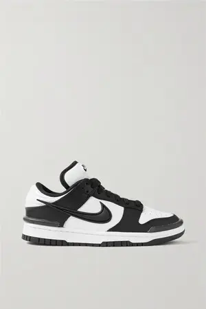 Nike Dunk Low Twist Leather Sneakers - Black