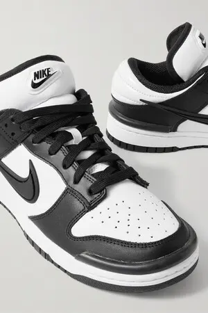 Nike Dunk Low Twist Leather Sneakers - Black
