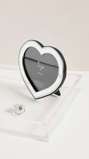 TIZO DESIGN Italian Plate Frame Heart 2x3