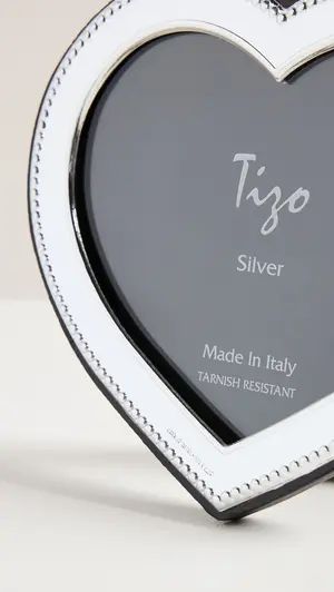 TIZO DESIGN Italian Plate Frame Heart 2x3