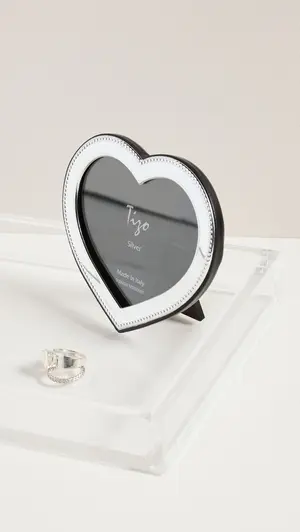 TIZO DESIGN Italian Plate Frame Heart 2x3