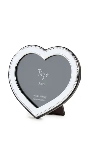 TIZO DESIGN Italian Plate Frame Heart 2x3
