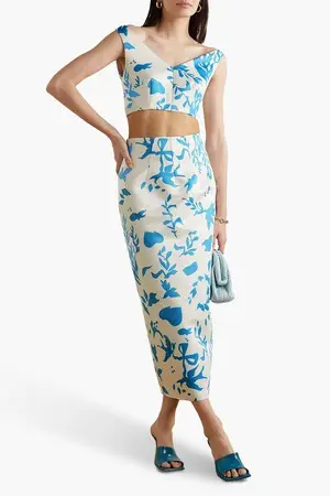 EMILIA WICKSTEAD Solange Cropped Top