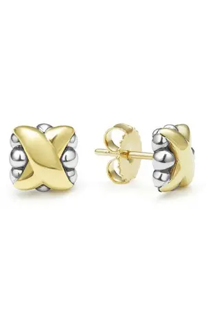 Lagos Embrace Stud Earrings - Metallic