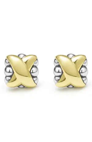 Lagos Embrace Stud Earrings - Metallic
