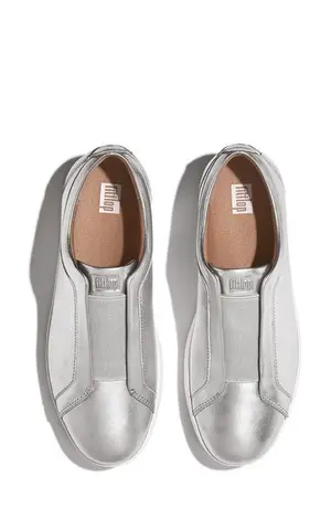 Fitflop Rally Metallic Slip-on Sneakers
