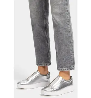 Fitflop Rally Metallic Slip-on Sneakers