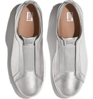 Fitflop Rally Metallic Slip-on Sneakers