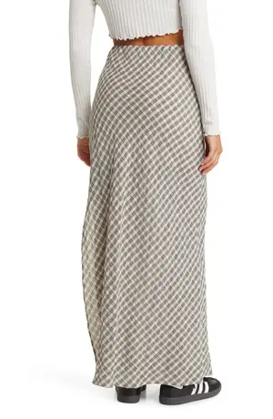 Bp. Plaid Maxi Skirt