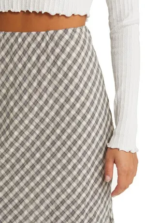 Bp. Plaid Maxi Skirt