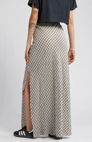 Bp. Plaid Maxi Skirt