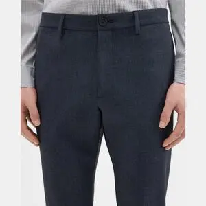 Theory Zaine Herringbone Trousers - Baltic Melange