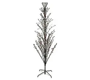 NORTHLIGHT 6' Pre-lit Cascade Halloween Twig Tr Ee W/lights - One-color