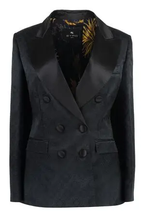 Etro Etro Double-Breasted Jacket - Black