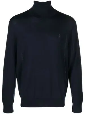Polo Ralph Lauren Long Sleeve Turtle Neck Pullover - Blue