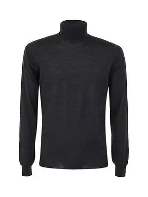FILIPPO DE LAURENTIIS Royal Merino Turtleneck Pullover - Grey