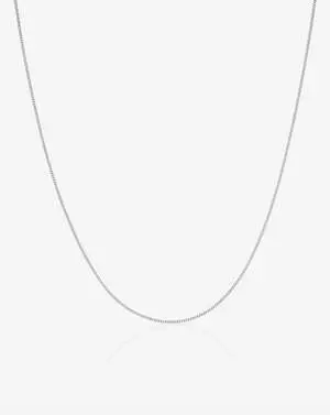 Ring Concierge Diamond Cut Curb Chain Necklace - One-color