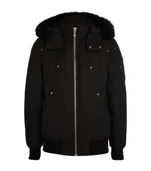 Moose Knuckles Down-filled Bomber Jacket - Black