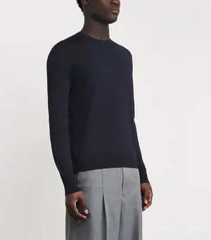 Giorgio Armani Wool Sweater - Blue