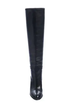 Saint Laurent Diane Knee High Boot - Black