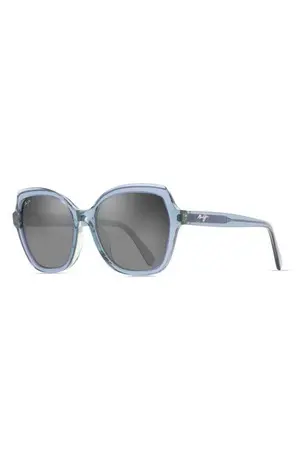 Maui Jim Mamane Butterfly Sunglasses - Teal