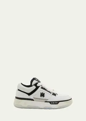 Amiri MA-1 Platform Skate Sneakers White/black