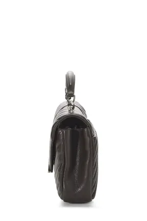 Saint Laurent Chevron Leather College