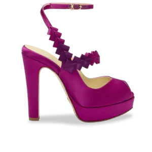 Sarah Flint Perfect Hayworth 120 Platform Heel - Fuchsia Ombre Satin