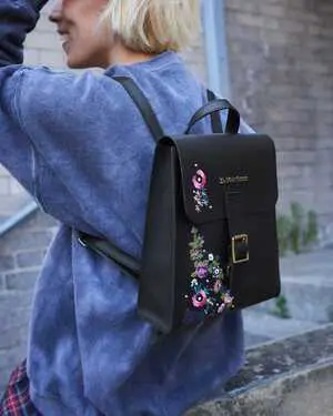 Dr. Martens Vintage Floral Leather Mini Backpack