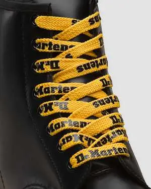 Dr. Martens 55-inch Flat Shoe Laces - Yellow+black