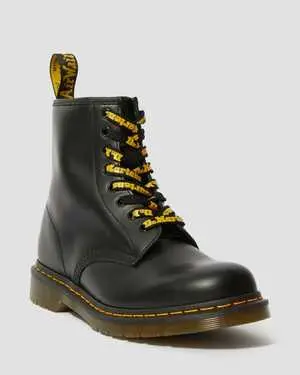 Dr. Martens 55-inch Flat Shoe Laces - Black+yellow