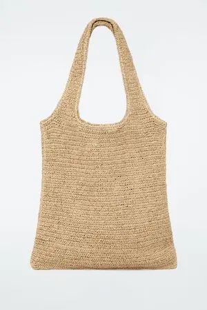 Cos Oversized Shopper Raffia