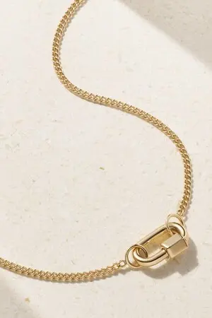 MARLA AARON Chubby Baby Lock 14-karat Necklace
