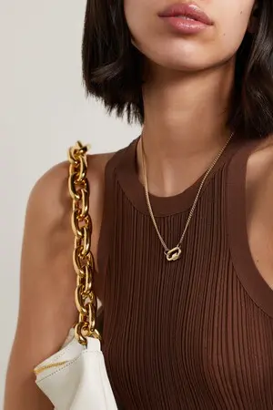 MARLA AARON Chubby Baby Lock 14-karat Necklace