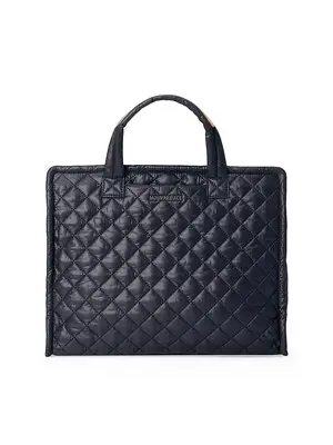 Mz Wallace Women's Metro Box Tote Bag - Black - Black