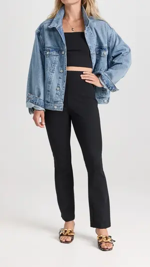 Spanx Slim Straight Pants In Petite - Classic Black