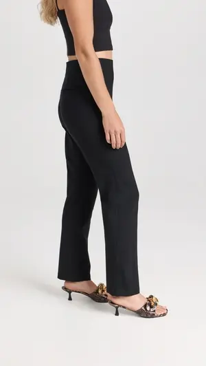 Spanx Slim Straight Pants In Petite - Classic Black