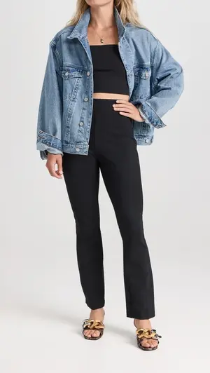 Spanx Slim Straight Pants In Petite - Classic Black