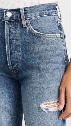 AGOLDE 90's Pinch Waist High Rise Straight Jeans