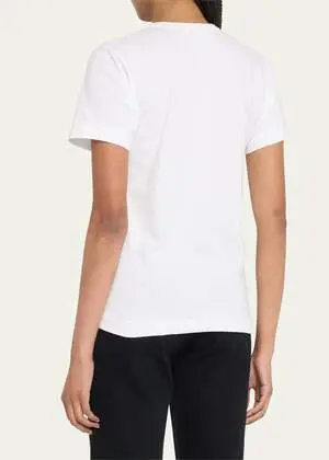 CDG PLAY Heart Eyes Logo T-shirt