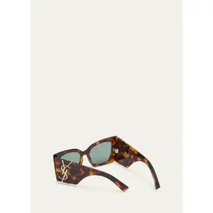 Saint Laurent Blaze Cat-eye Sunglasses - Brown