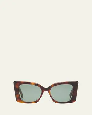 Saint Laurent Saint Laurent Blaze Cat-Eye Sunglasses Havana