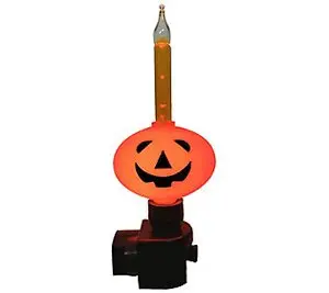 NORTHLIGHT 6.5' Jack-o'-lantern Halloween Bubbl Night Light - One-color