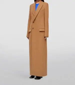 Loewe Wool-cashmere Long Coat