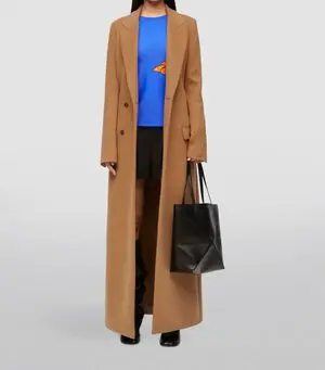 Loewe Wool-cashmere Long Coat