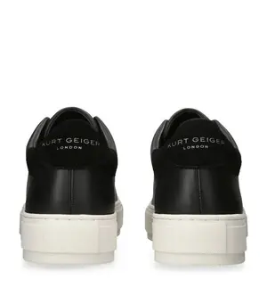 Kurt Geiger Leather Laney Sneakers - Black