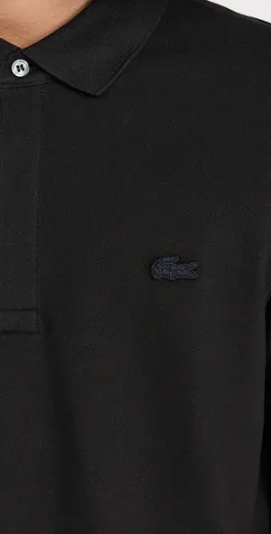 Lacoste Long Sleeve Stretch Cotton Paris Polo