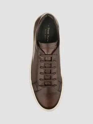 To Boot New York Pescara Leather Low-top Sneakers - Moro