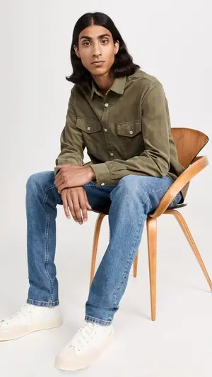 FRAME Double Pocket Micro Cord Shirt
